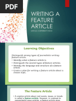 ARTICLE WRITING Sample Igcse | PDF | Rhetoric | Communication