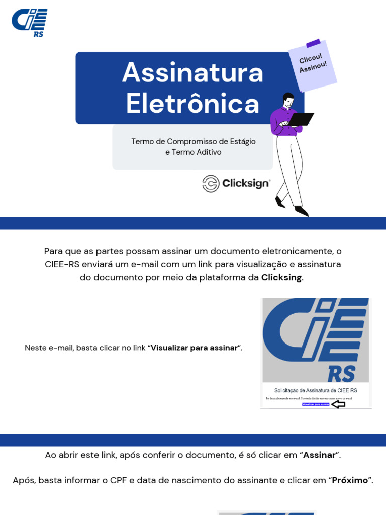 Assinatura Eletrônica CIEE-RS | PDF