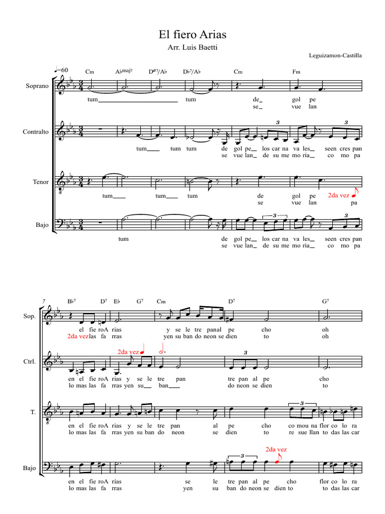El Fiero Arias - Partitura Completa - 240722 - 184304 | PDF