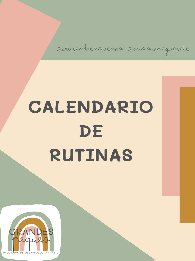 Calendario Rutinas Merged | PDF
