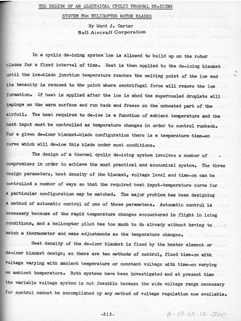 The Design of An Electrical Cyclic Thermal De-Icing System For ...