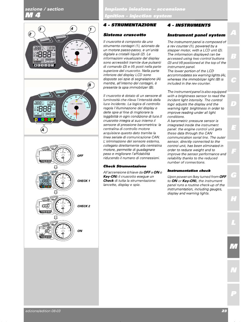 Funzioni Cruscotto Mts | PDF