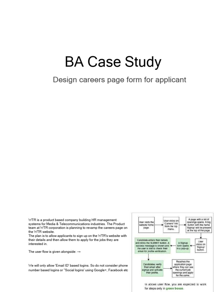 BA Case Study | PDF