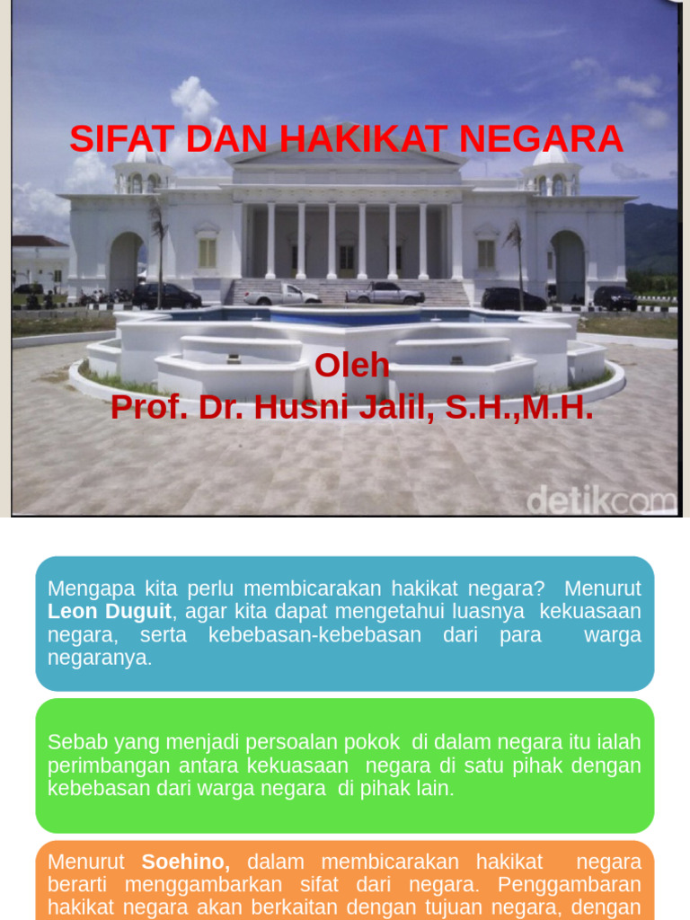 Sifat Dan Hakekat Negara | PDF