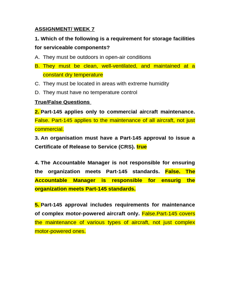 Assignment week7 | PDF