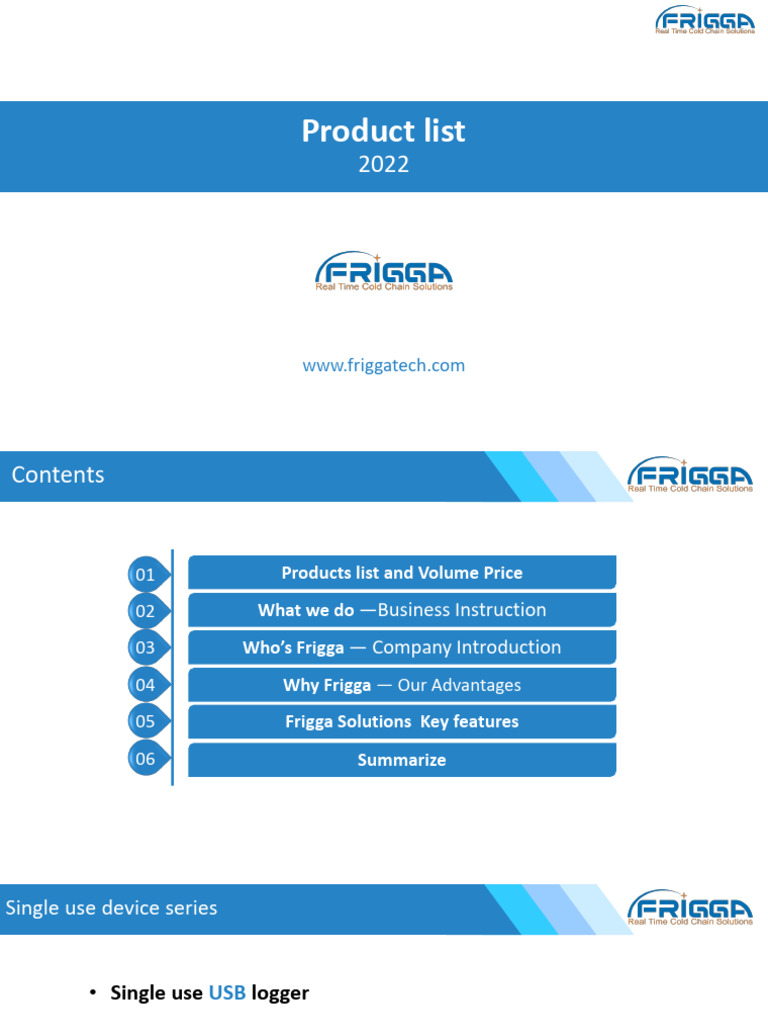 (Medicine edition)Frigga product list in 2022(0319) | PDF | Calibration | Sensor