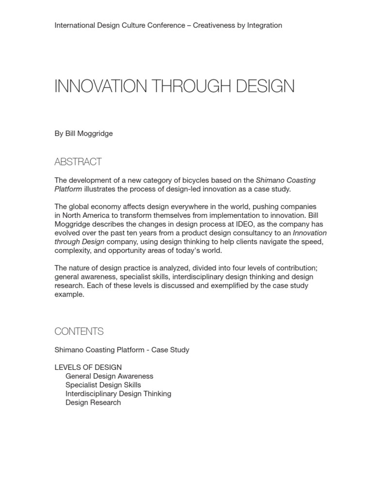 KDRI BillM Paper | Download Free PDF | Design | Design Thinking