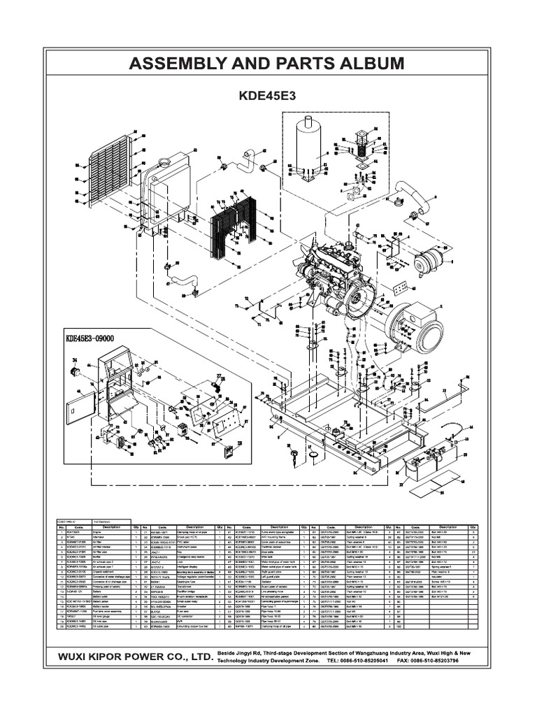 Despiece Generador Kipor | PDF