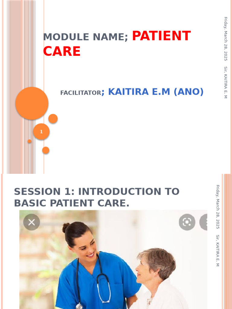 Introduction to Patient Care Basics | PDF | Hand Washing | Health Sciences