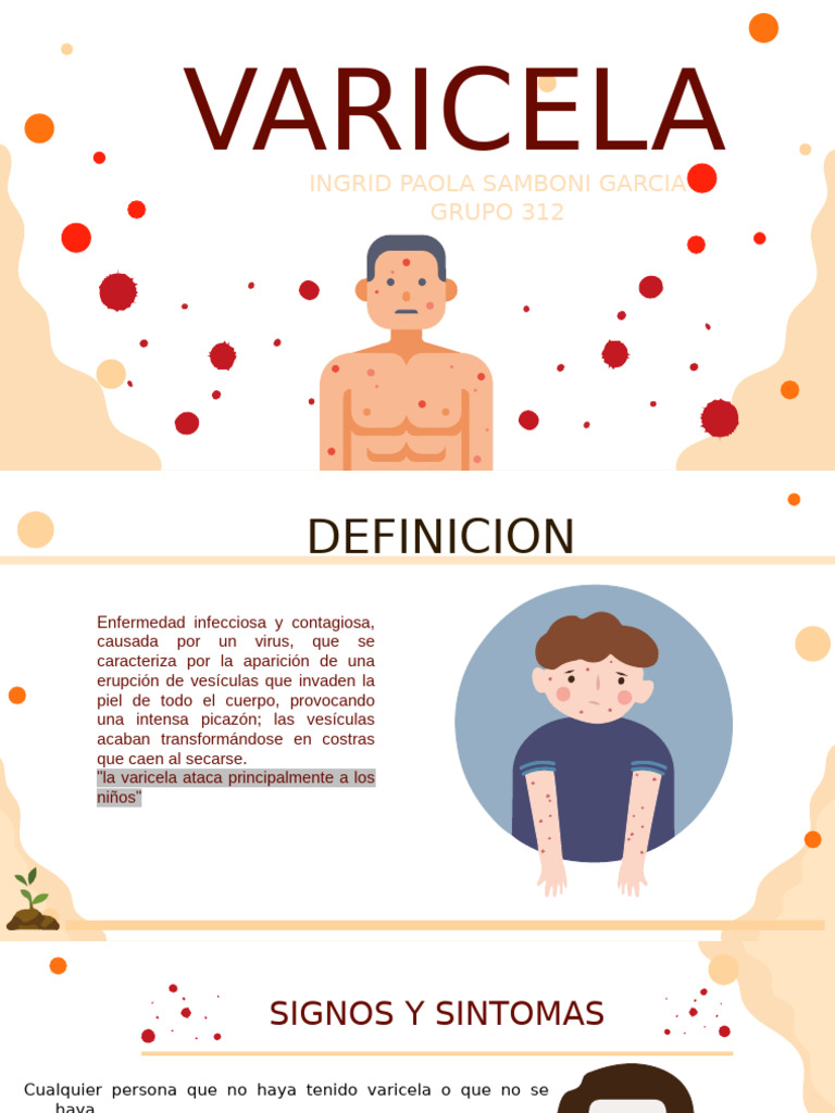 Varicela: Síntomas, Transmisión y Tratamiento | PDF | Enfermedades y ...