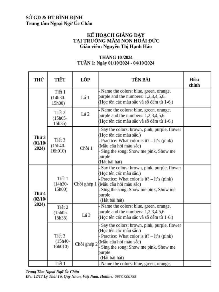 KHGD 2024hoài Đ C | PDF