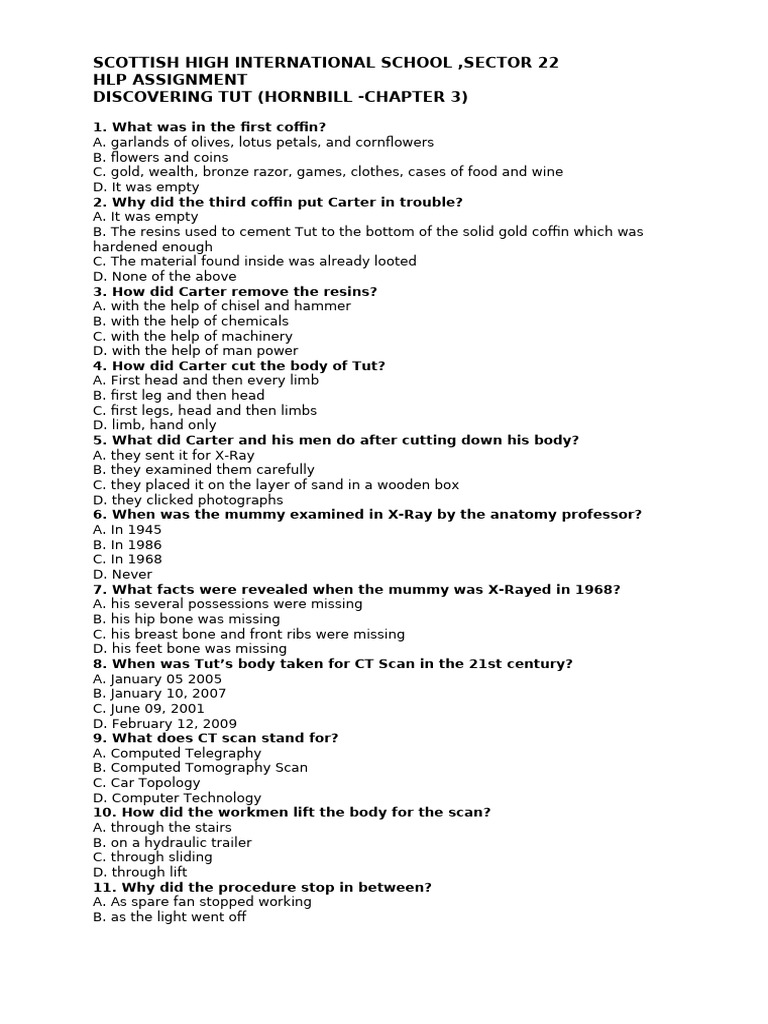 Carter's Methods in Tutankhamun's Discovery | PDF | Tutankhamun ...