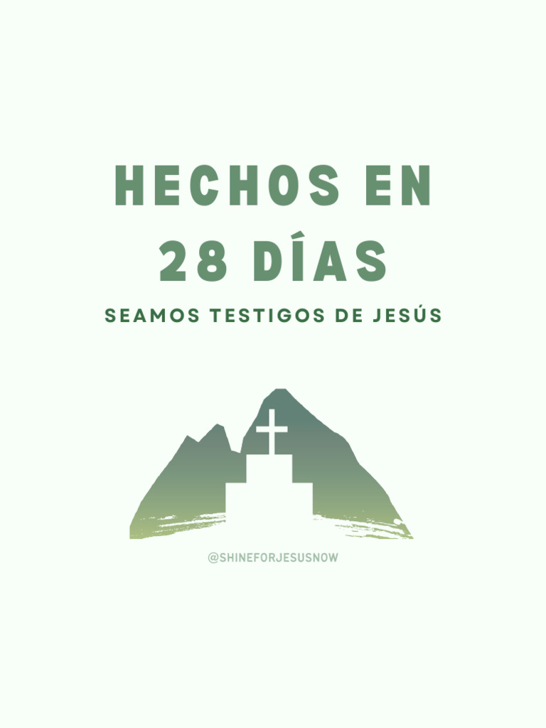 Hechos en 28 Días | PDF | Pablo el apóstol | Cristo (título)