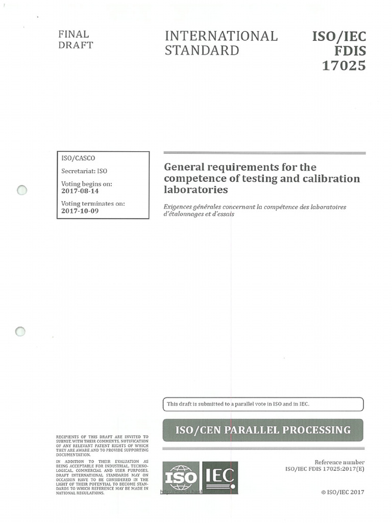 Iso 17025 2017 | PDF