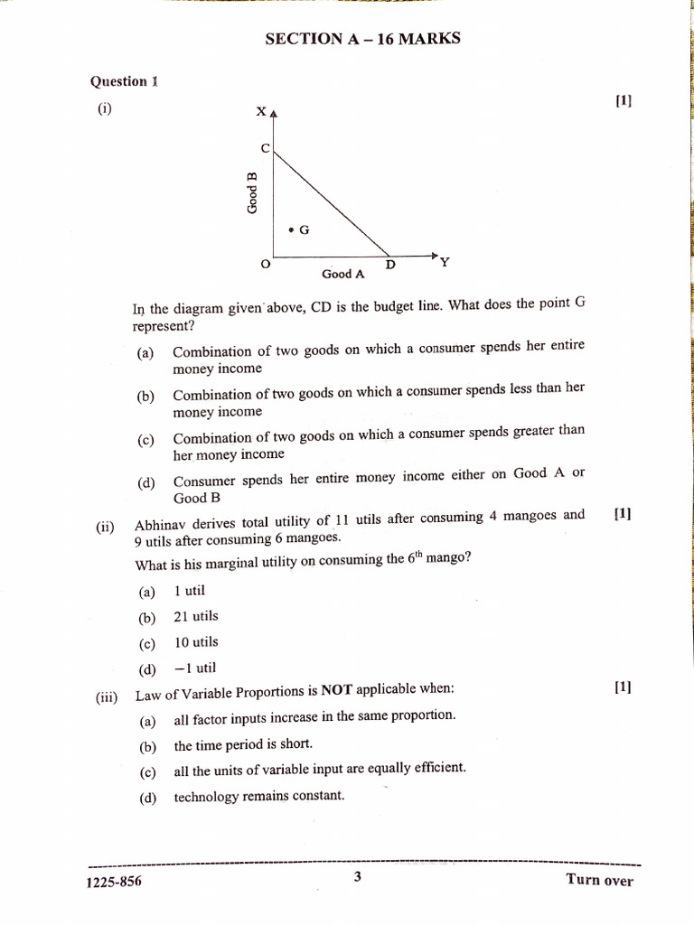 2025 Economics Exam Question Paper | PDF | Economic Equilibrium ...
