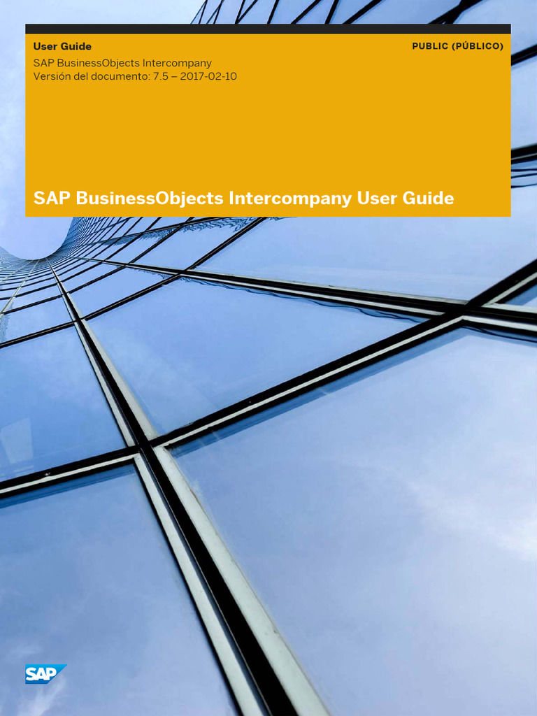 Intercompany de SAP II | PDF | Contraseña | Servidor SQL de Microsoft