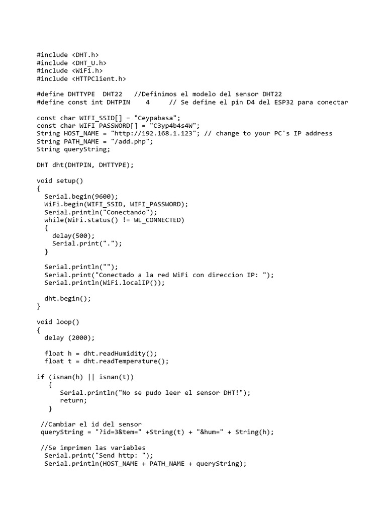 Arduino - Sensor - V2 - Bloc de Notas | PDF