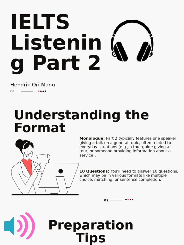 IELTS Listening Part 2 Guide | PDF | International English Language ...