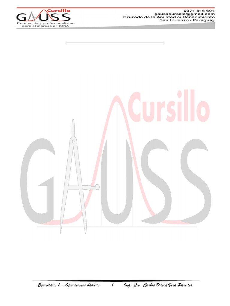 1 - Operaciones Basicas - 1 | PDF | Economias