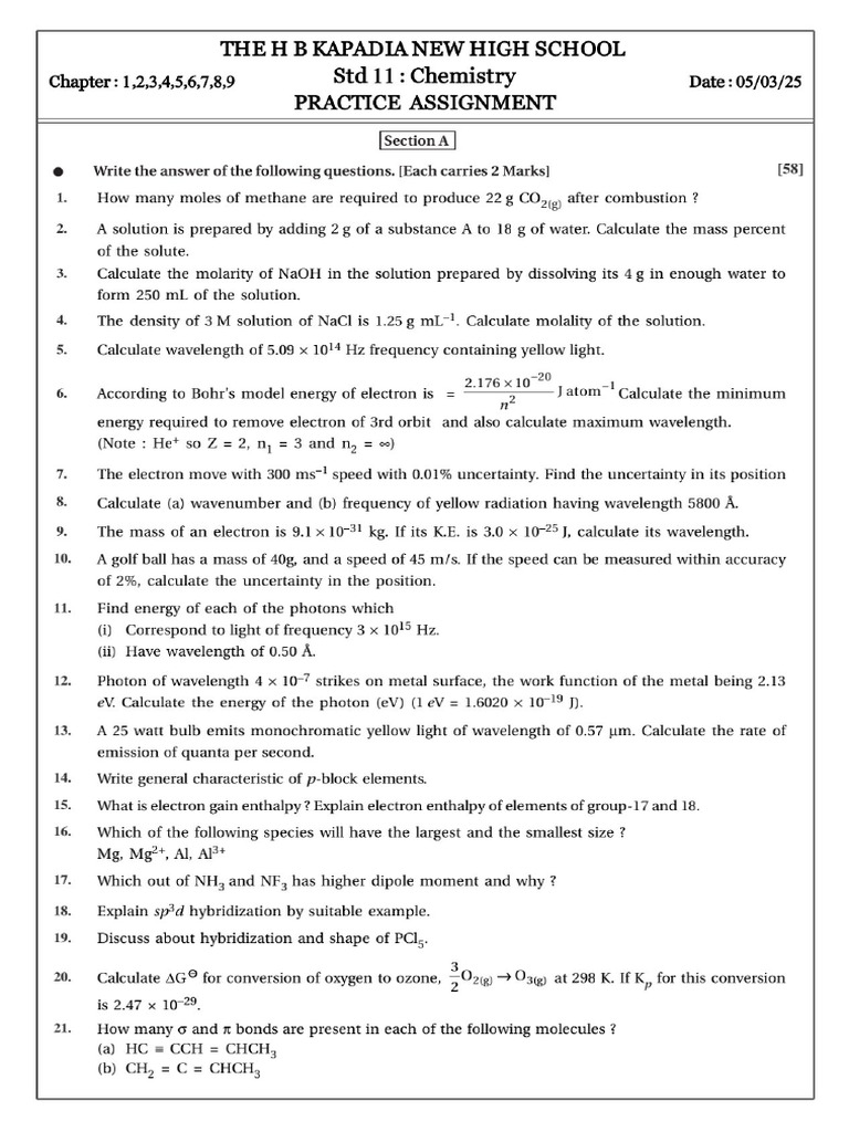 PRACTICEASSIGNMENT - D05 Mar 2025 | PDF