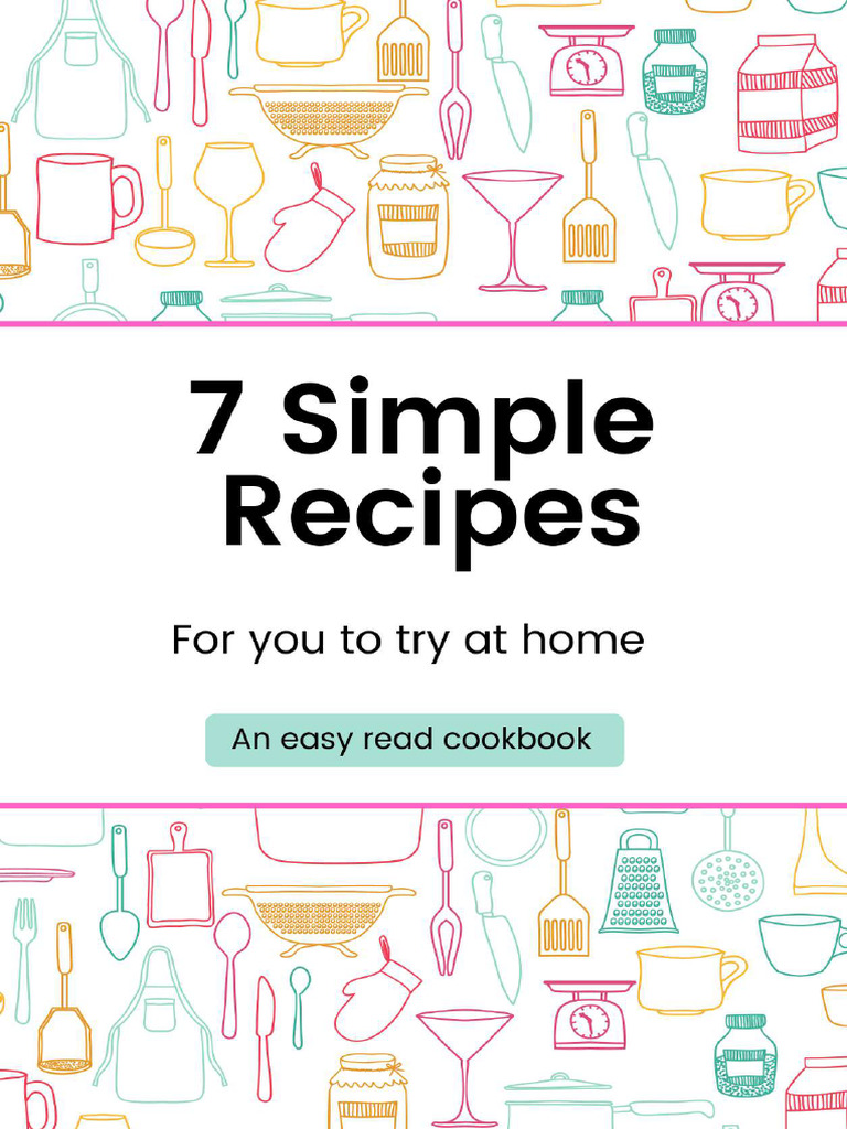 Easy Read Recipe Book Final - Compressed 3 | PDF