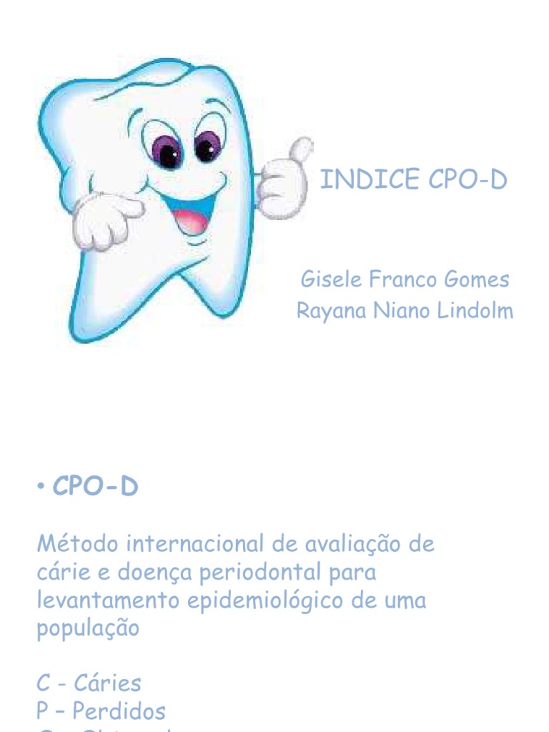 Indice Cpo-D | PDF
