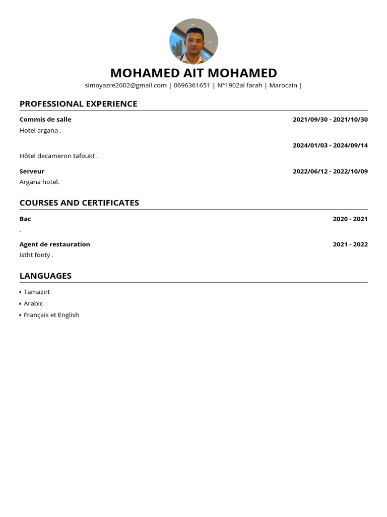 Mohamed Ait Mohamed | PDF