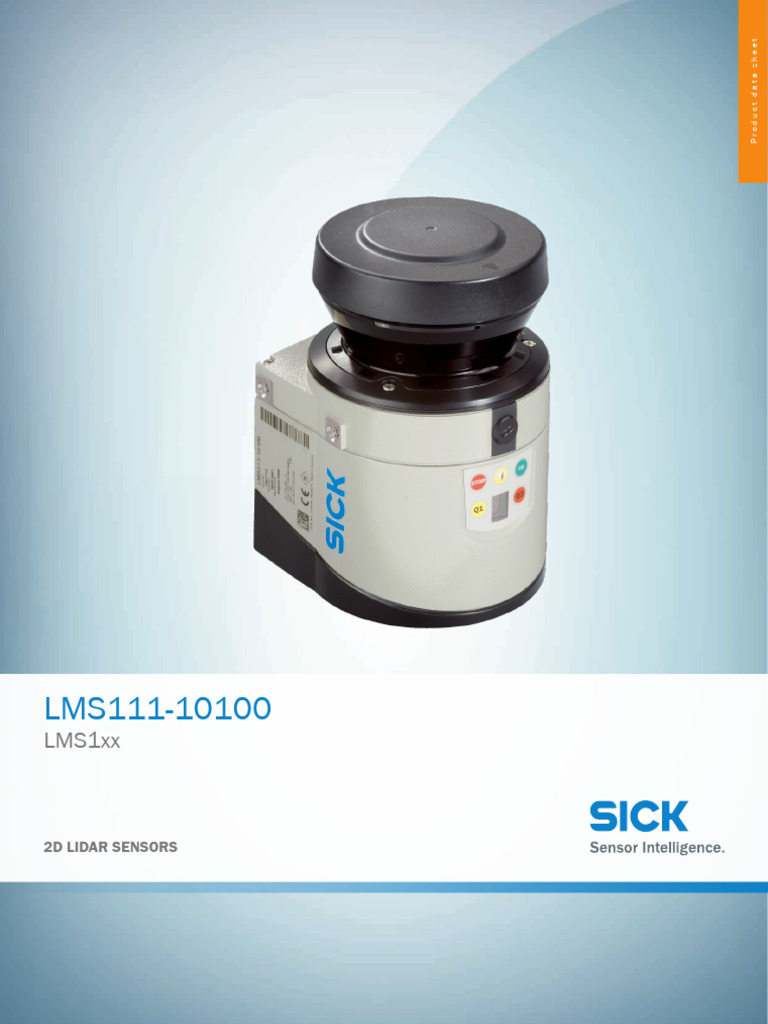 LMS111-10100 2D Lidar Sensor Data Sheet | PDF | Lidar | Electrical ...