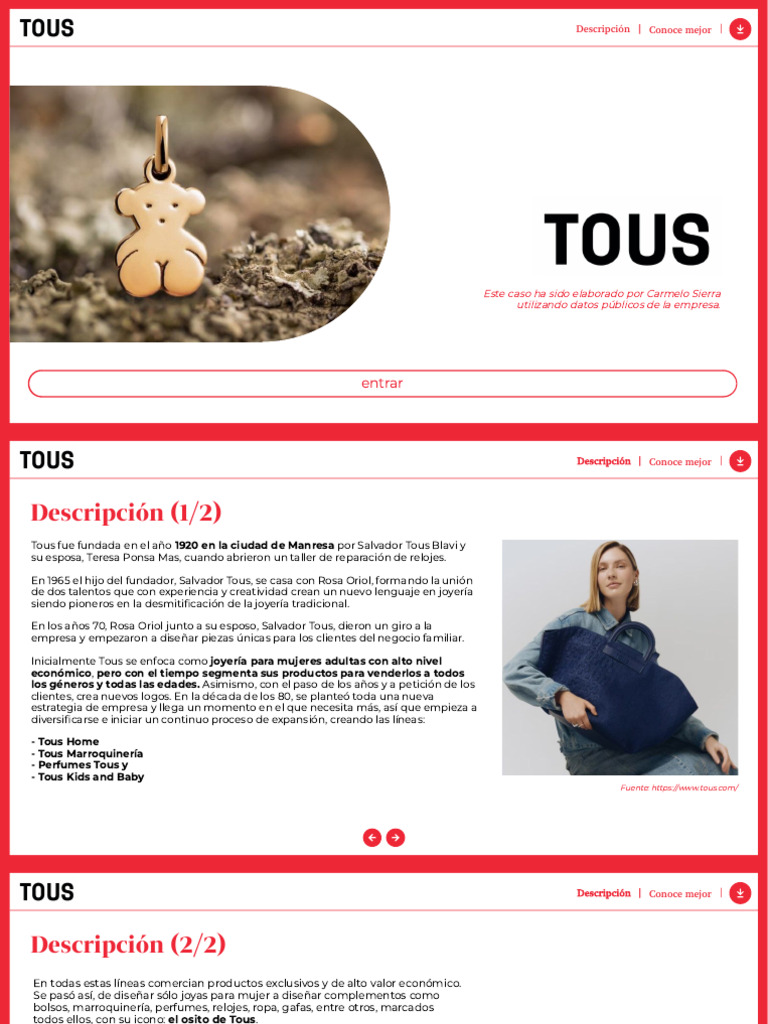 A1 Caso Tous | PDF | Economias