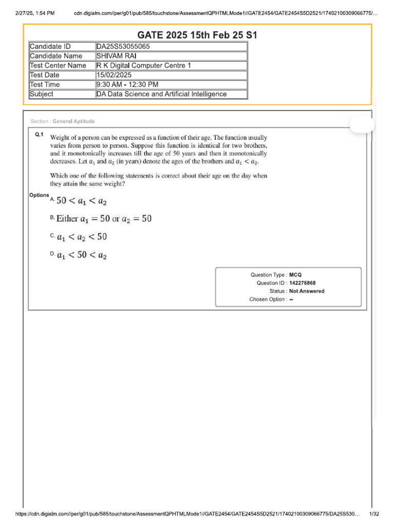 Da Response | PDF