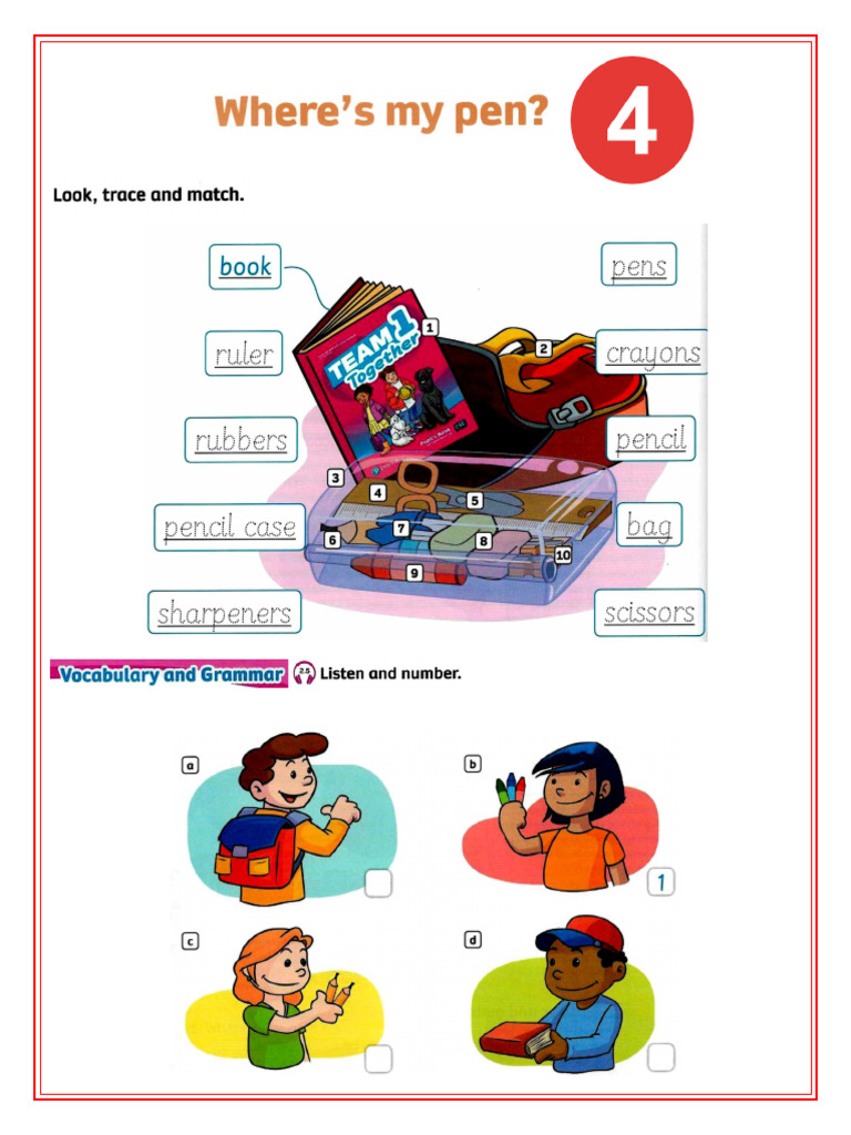 Where S My Pen - WS1 | PDF