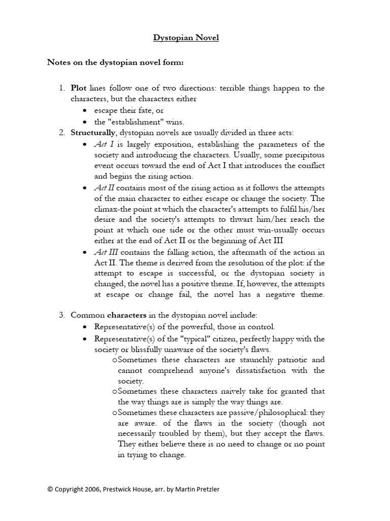 Dystopian Novel | PDF | Social Psychology