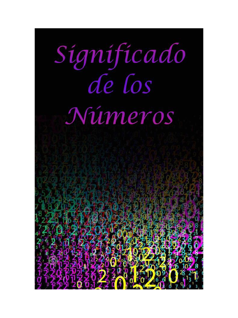 Significado de los Números del 1 al 10 | PDF