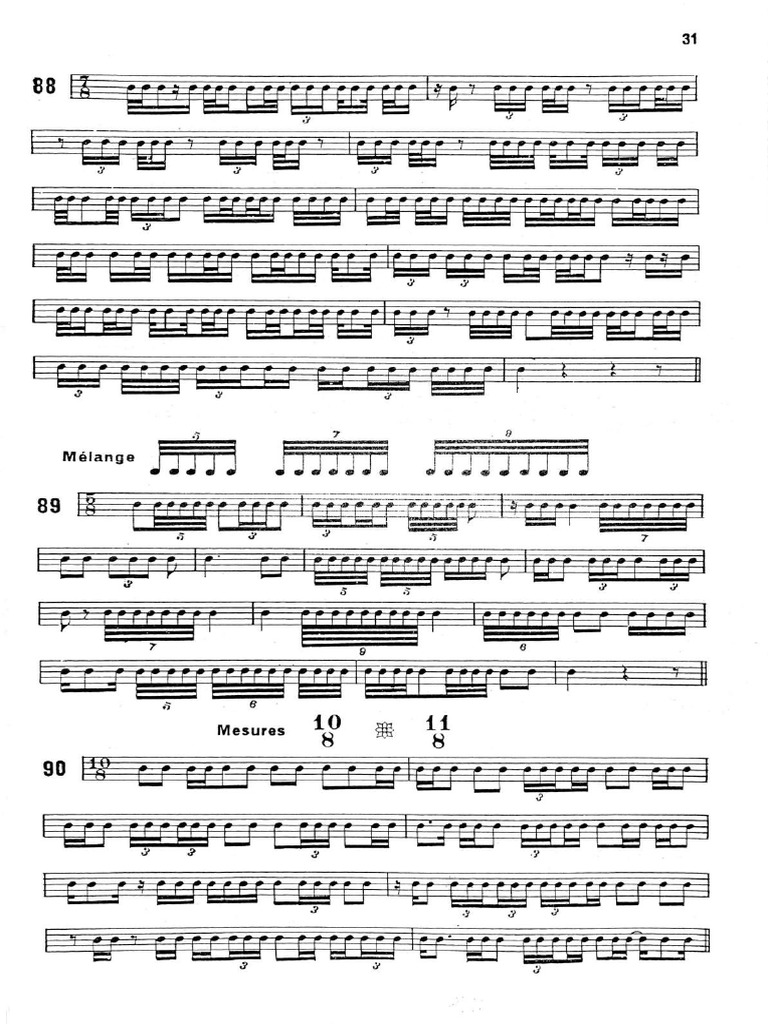 Solfeggio Ritmico N°3-5 | PDF