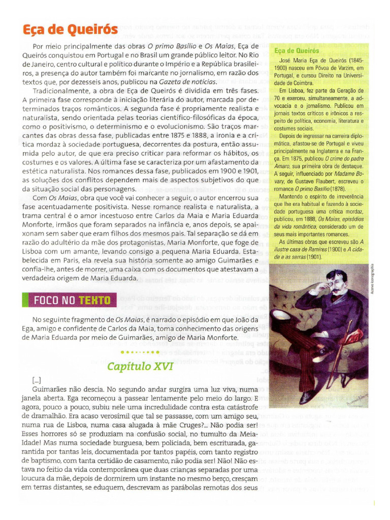 OS MAIAS - Eça de Queirós - Trecho | PDF