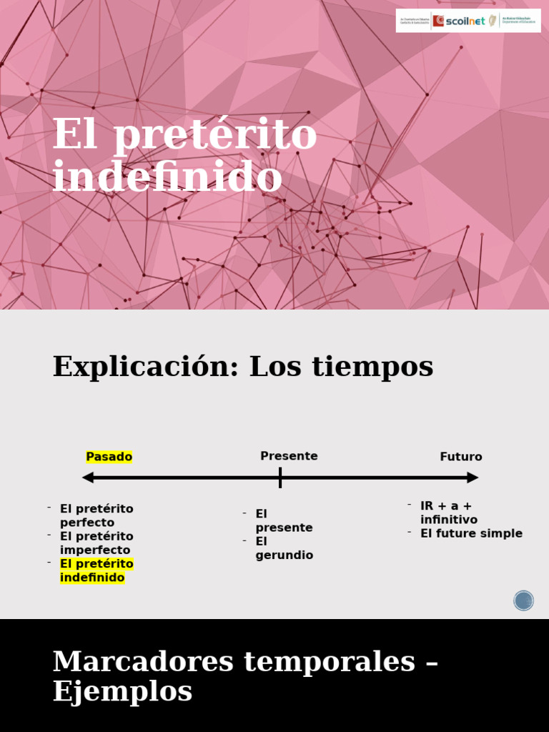Guía del Pretérito Indefinido en Español | PDF | Verbo | Lingüística
