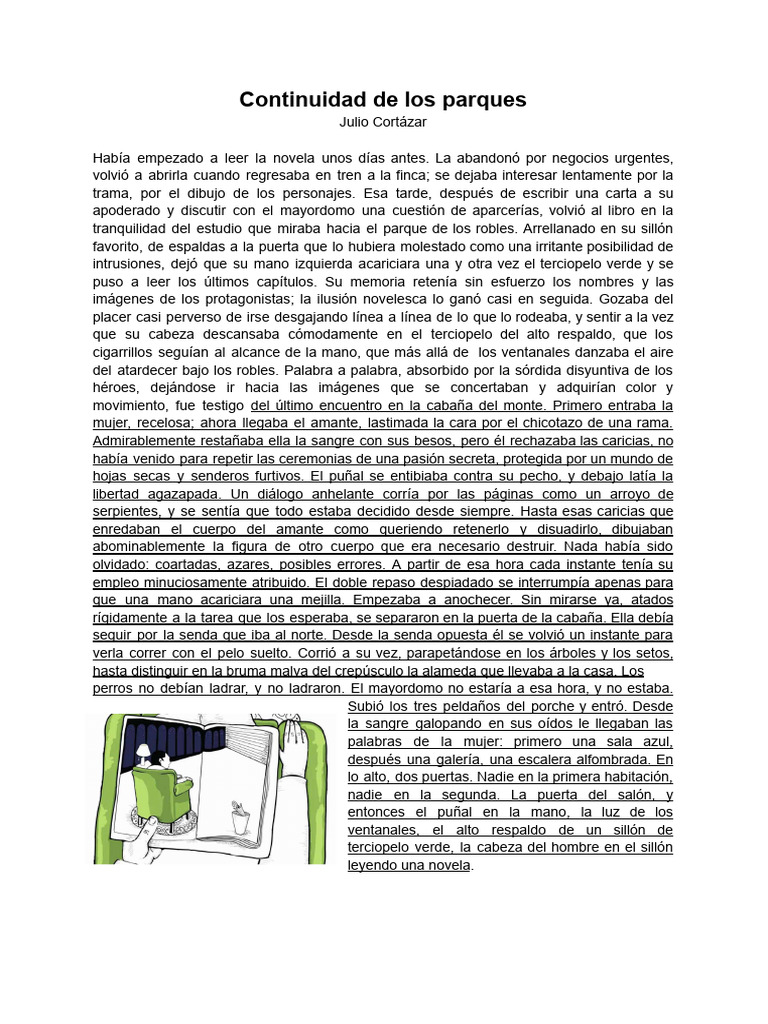 Continuidad de los Parques: Análisis y Creación | PDF