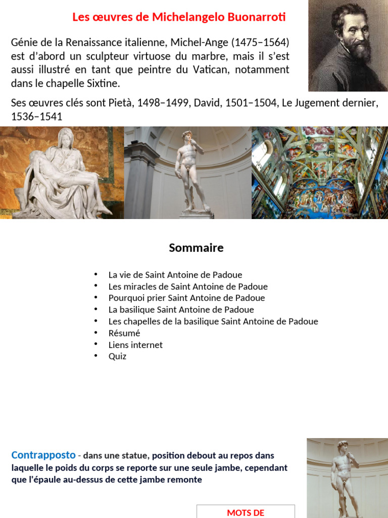 Michelangelo Buonaroti | PDF | Michel-Ange