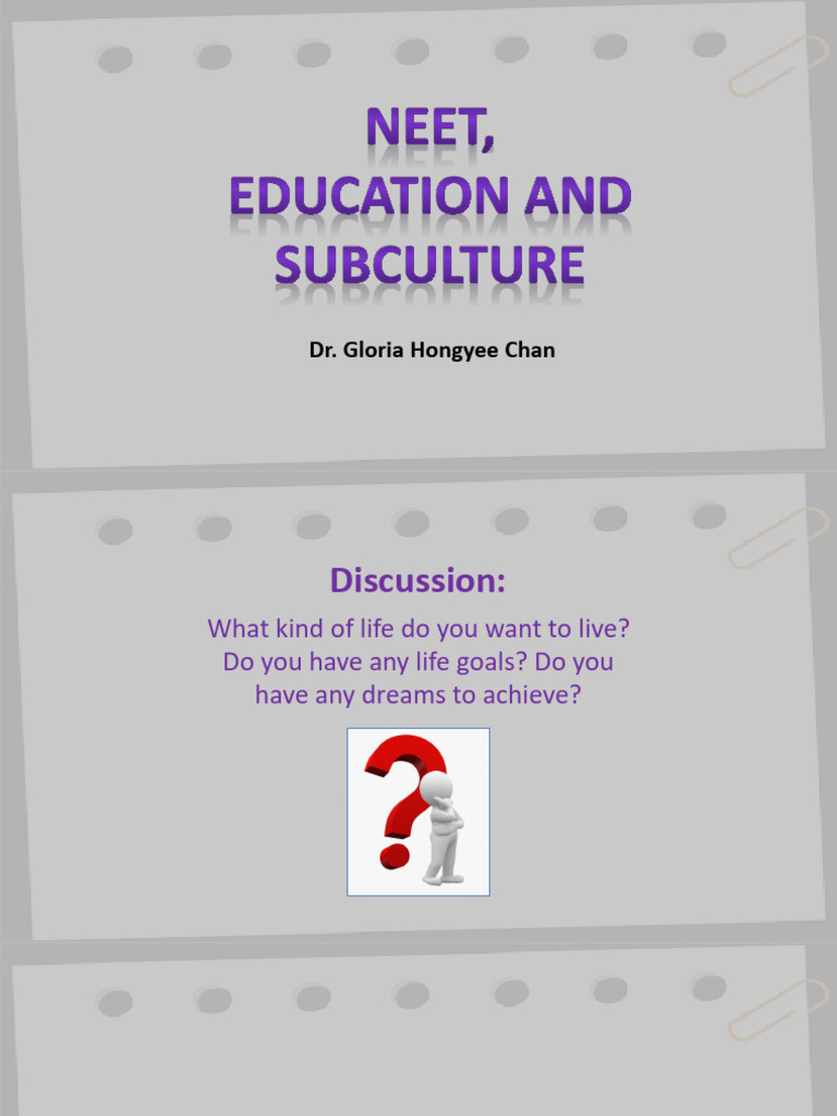 NEET, Education and Subculture | PDF | Marx's Theory Of Alienation | Virginity