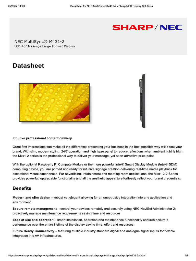 Monitor NEC | PDF