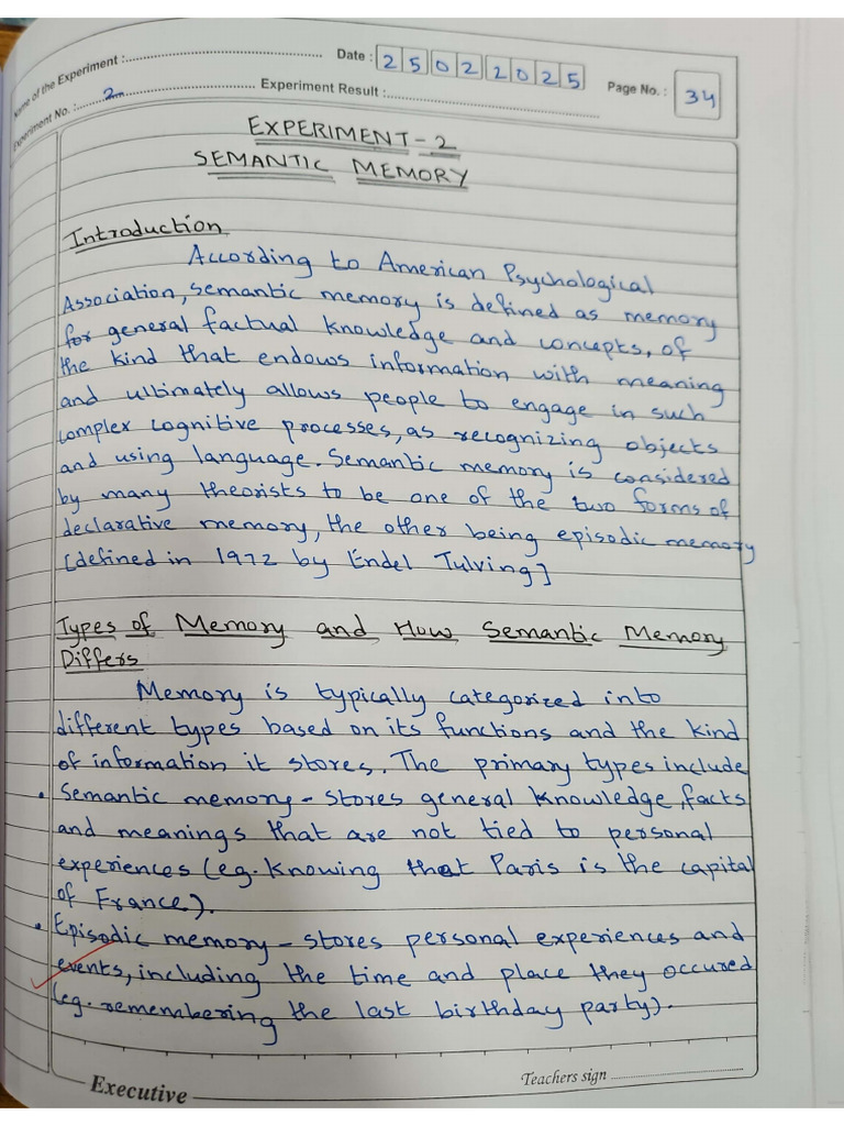 Semantic Memory.... | PDF