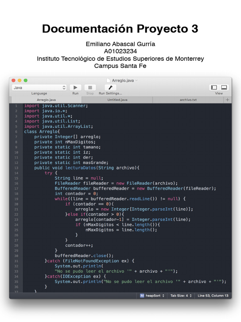 Guía de Implementación del TSP en Java | PDF | Java (lenguaje de ...