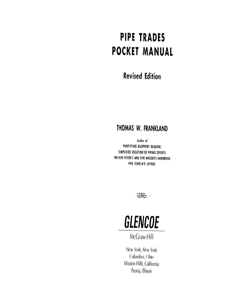 Pipe Trades Pocket Manual | PDF