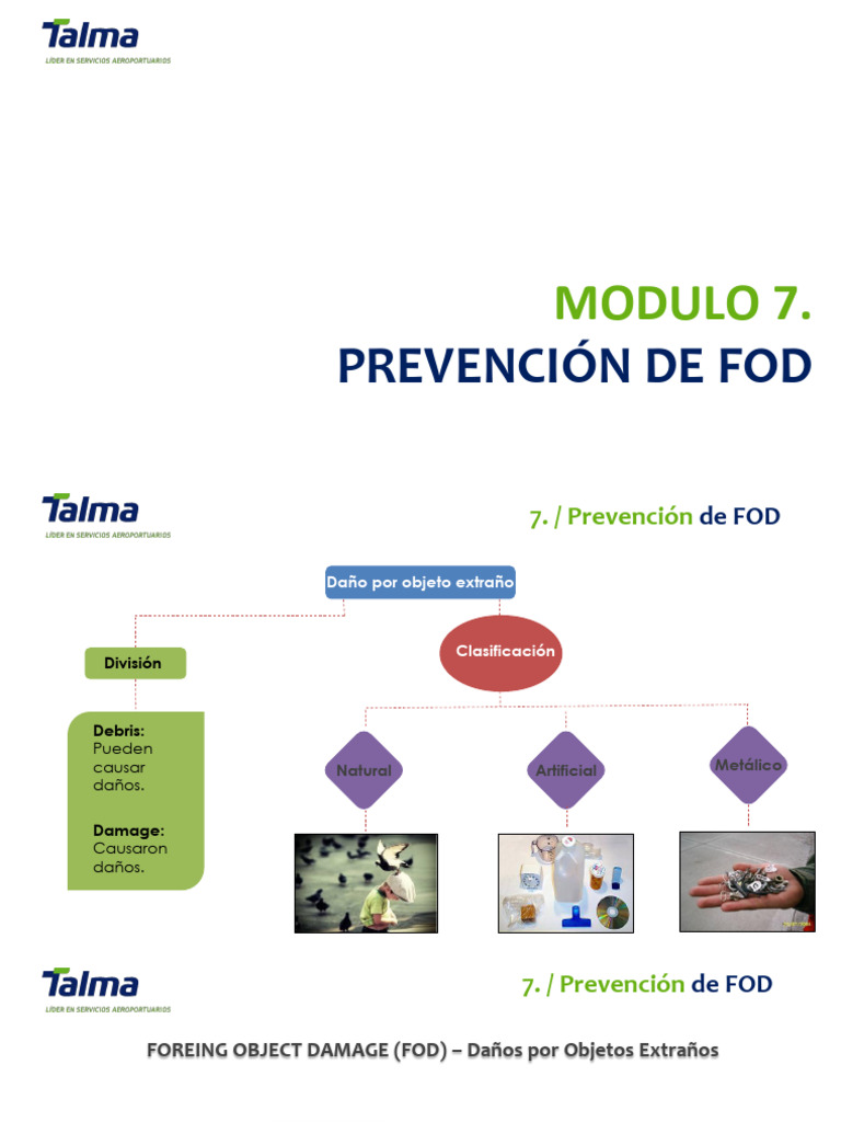 Prevención de Daños por FOD | PDF | Accidentes e incidentes de aviación ...