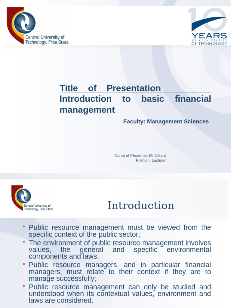 Unit 2. Basic Public Financial Management | PDF | Budget | Expense