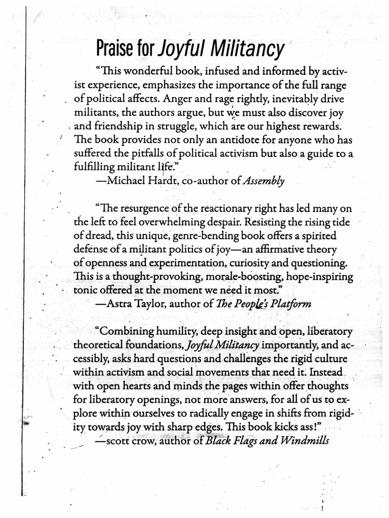 (Anarchist Interventions) Nick Montgomery, Carla Bergman - Joyful ...