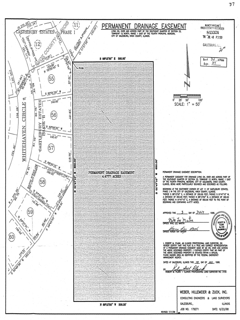Permanent Drainage Easement Pdf