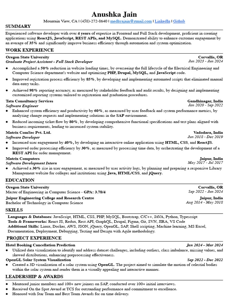 Anushka Jain_frontend.pdf | PDF | My Sql | Java Script