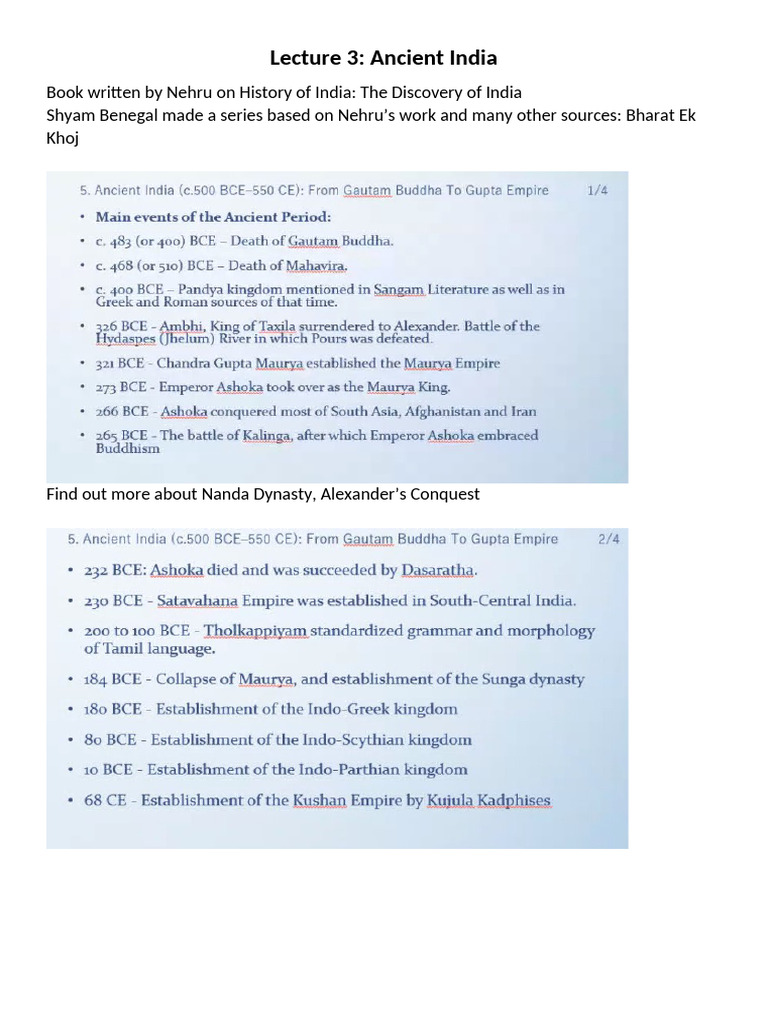 3 Ancient India | PDF