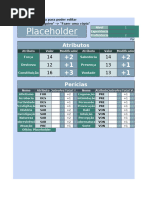 Ficha Editavel - OP RPG 1.5.7 - by Lucco | PDF
